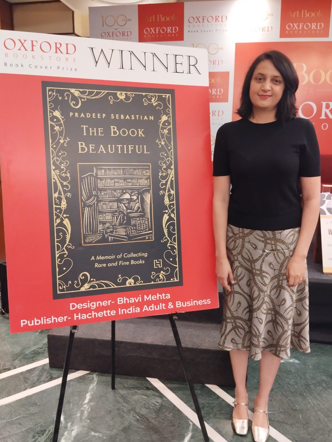 Ms Bhavi Mehta winner of Oxford Bookstore Book Cover Prize - Times Today